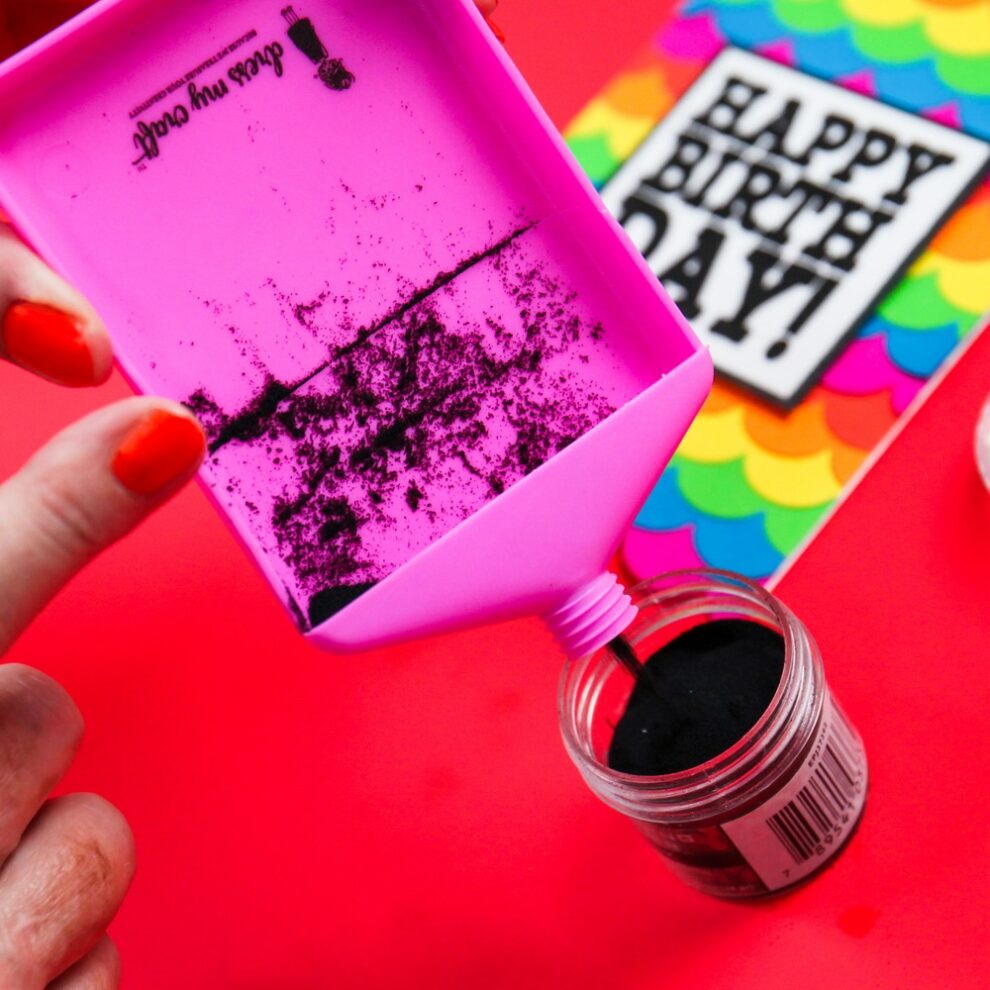 charola con embudo pequeña - Dress my Craft - La esquinita del scrap