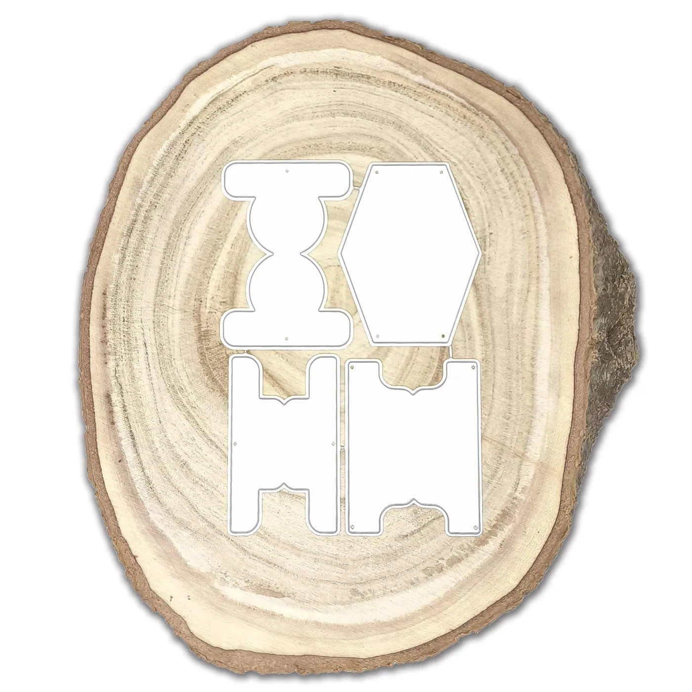 troquel set de 4 tabs / pestañas - Suzzy #099327 - La esquinita del scrap