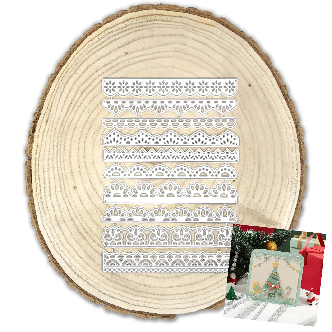 troquel set de 10 bordes o cenefas - Suzzy #179067 - La esquinita del scrap