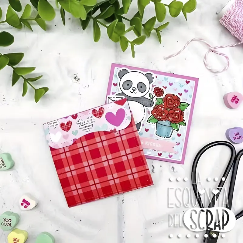 troquel sobre pequeño con tarjeta - Suzzy #099326 - La esquinita del scrap